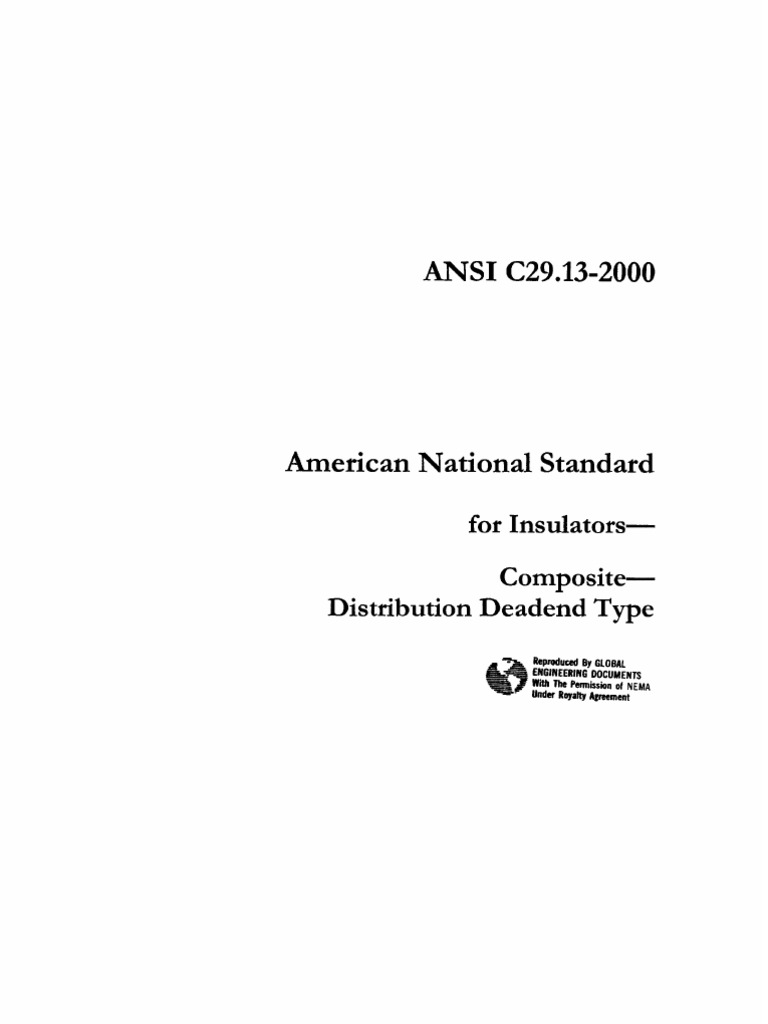 Ansi C29-13-2000 | PDF