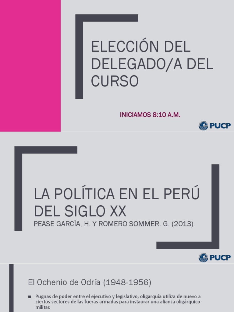Política Peruana: Odría y Crisis Oligárquica | PDF | Gobierno