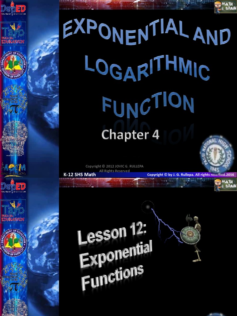 Chapter 4 Exponential Function | PDF | Function (Mathematics) | Mathematics Chapter 4 Exponential Function | PDF | Function (Mathematics) | Mathematics