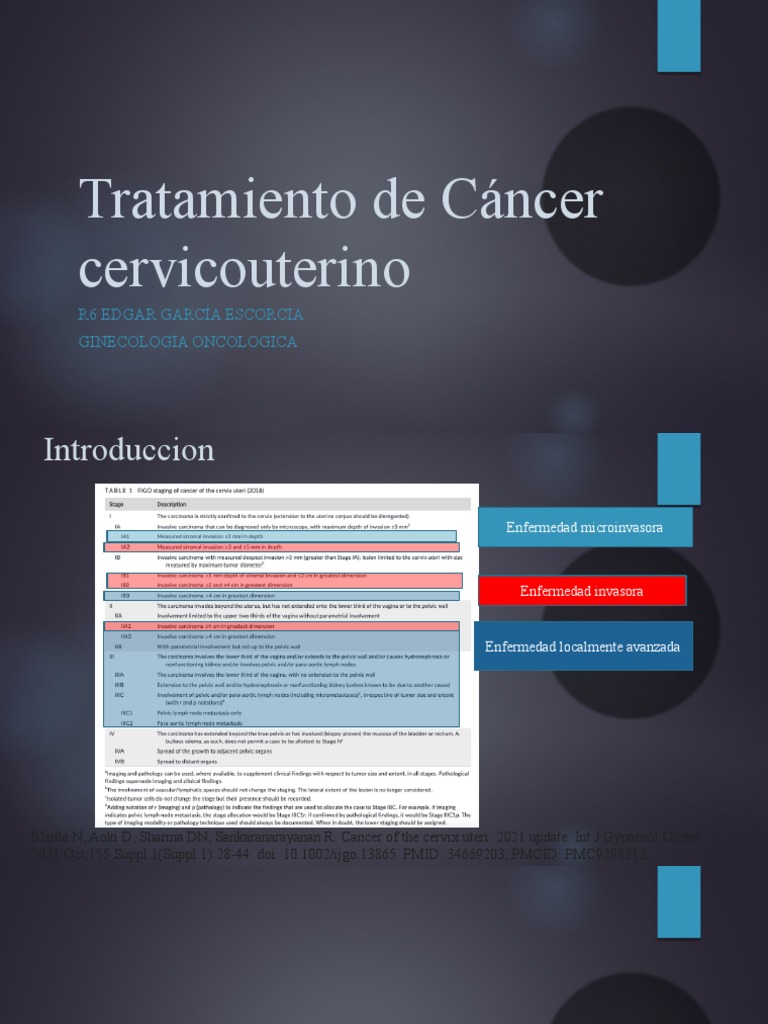 Tratamiento de CACU | PDF | Cáncer | Especialidades Medicas