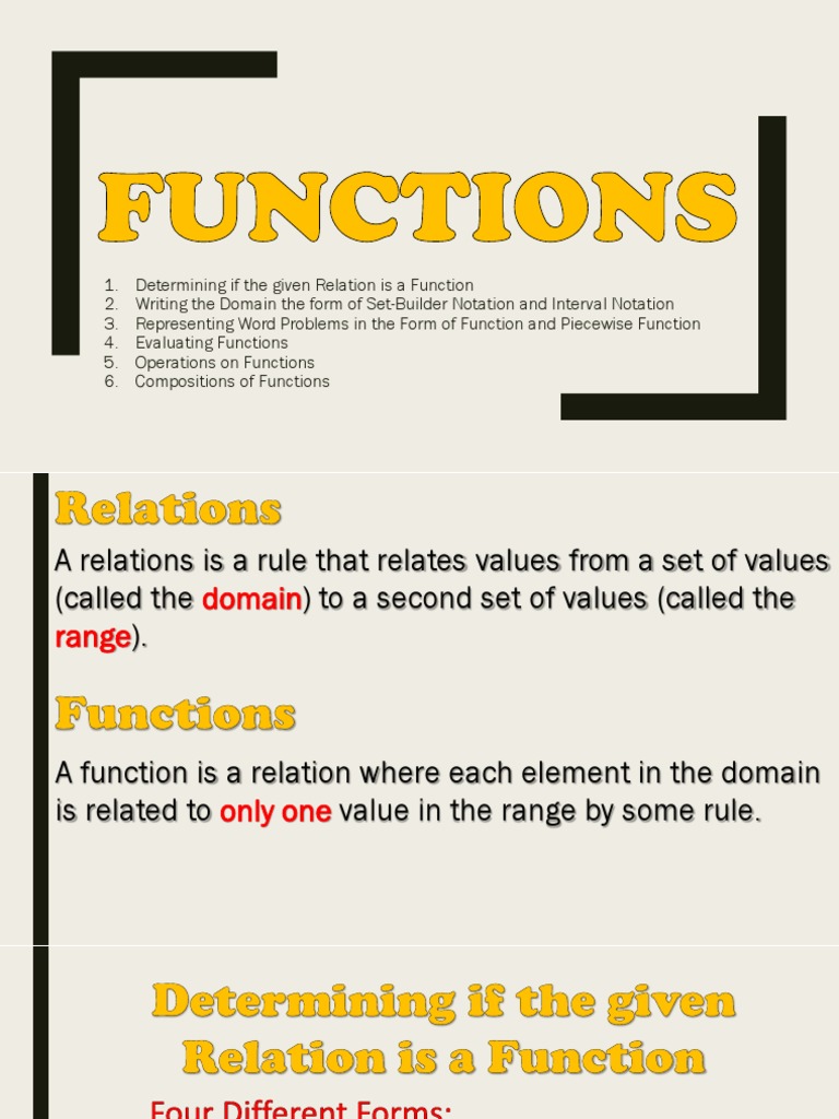 R1 - Functions | PDF | Function (Mathematics) | Mathematics
