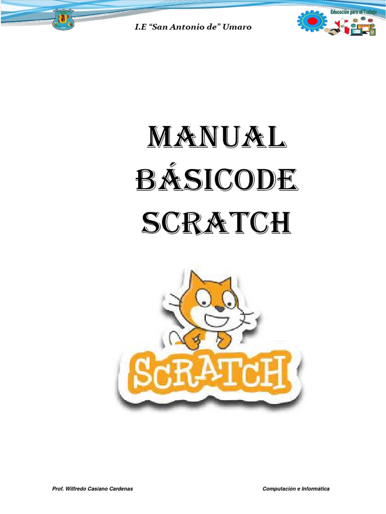 Manual de Scratch 1° de Secundaria | PDF | Scratch (lenguaje de programación) | Informática