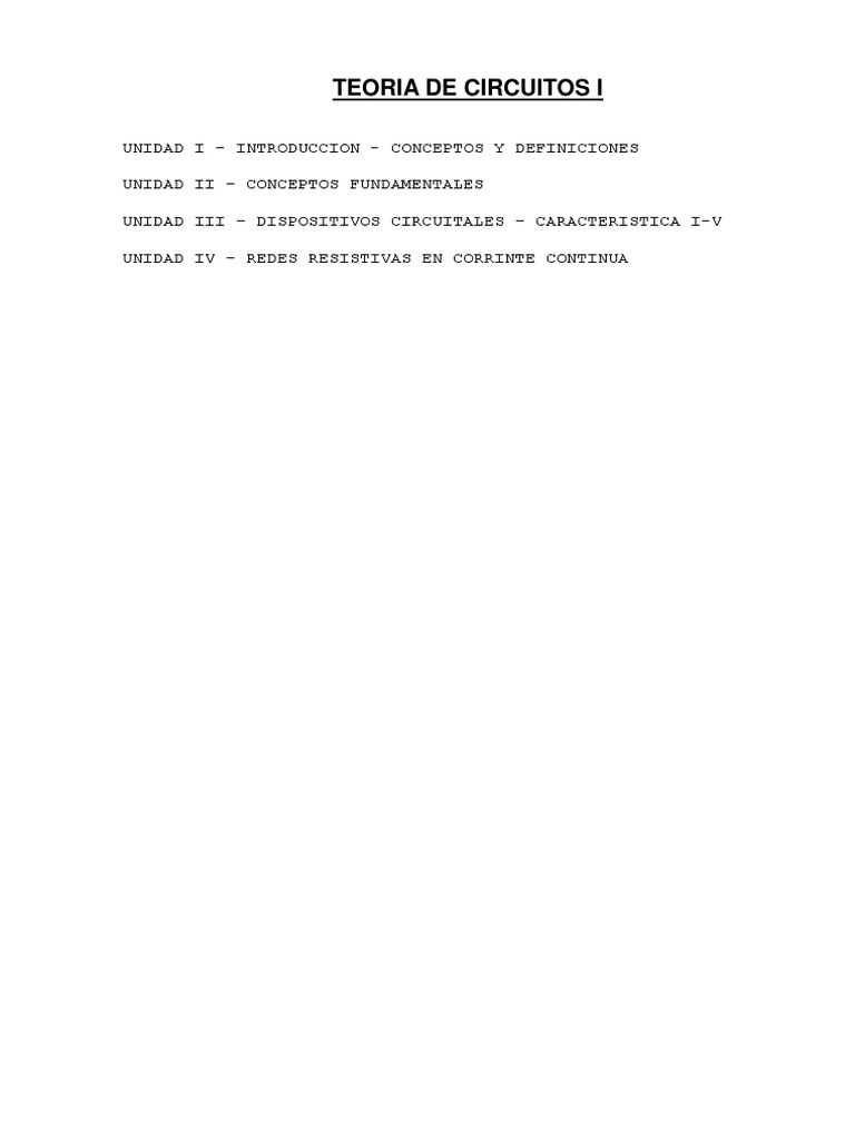 A - Introduccion Teoria de Circuitos I | PDF | Sistema Internacional de Unidades | Exponenciación
