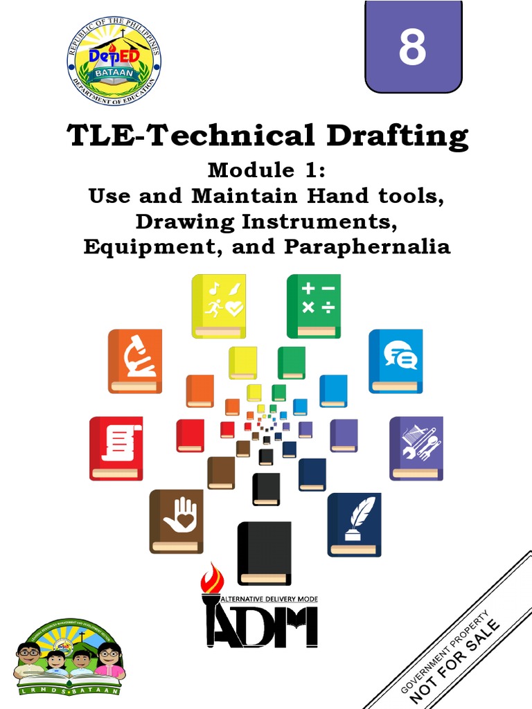 Grade 8 Tech. Drafting Module 1 - 3 | PDF | Foot (Unit) | Circle