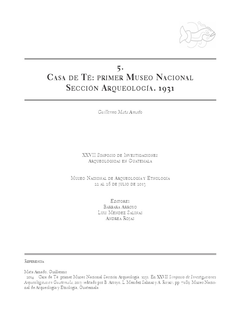 La Casa Del Te | PDF | Museo | Guatemala