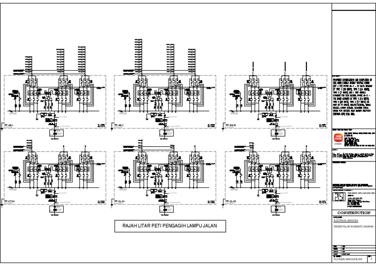 A9-1&2 SL03,04-Street Lighting Feeder Pillar Detail-A9-1 | PDF | Building Engineering | Building ...