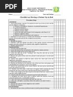 Medical Handwashing - Step by Step Procedure Checklist | PDF | Hand ...