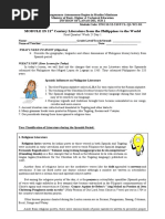Lesson 3 Spanish Colonial Period in Philippine Literature | PDF ...