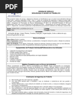 ORDEM SERVIÇO Encanador | PDF