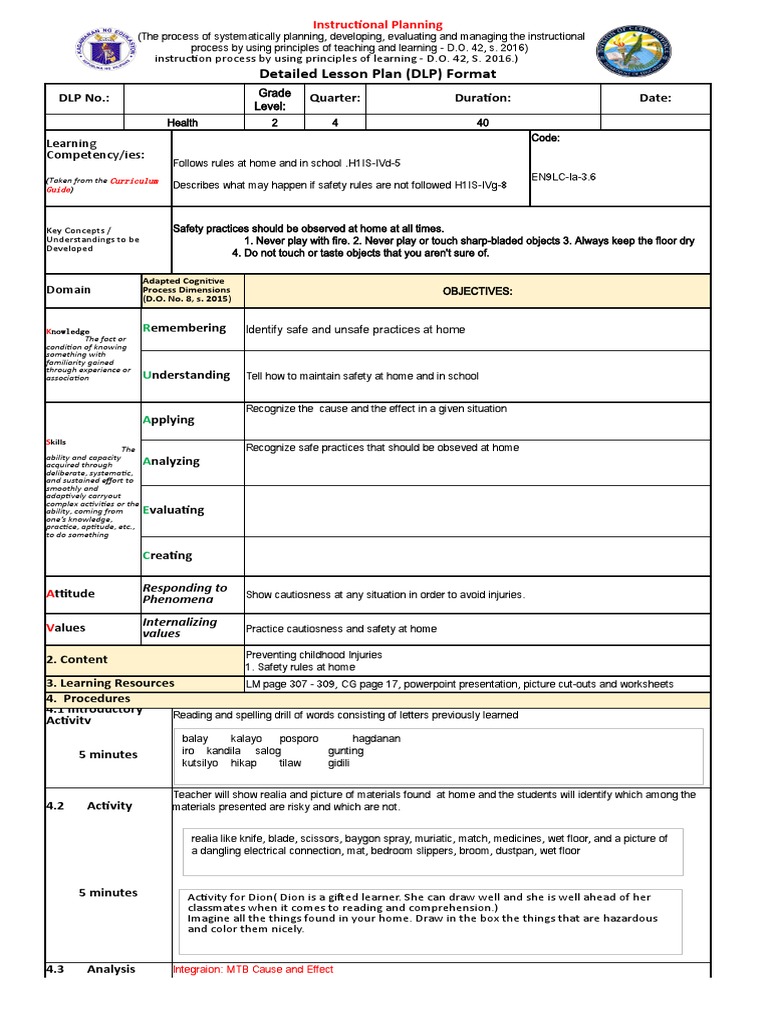 COT 4 Health | PDF | Learning | Knowledge