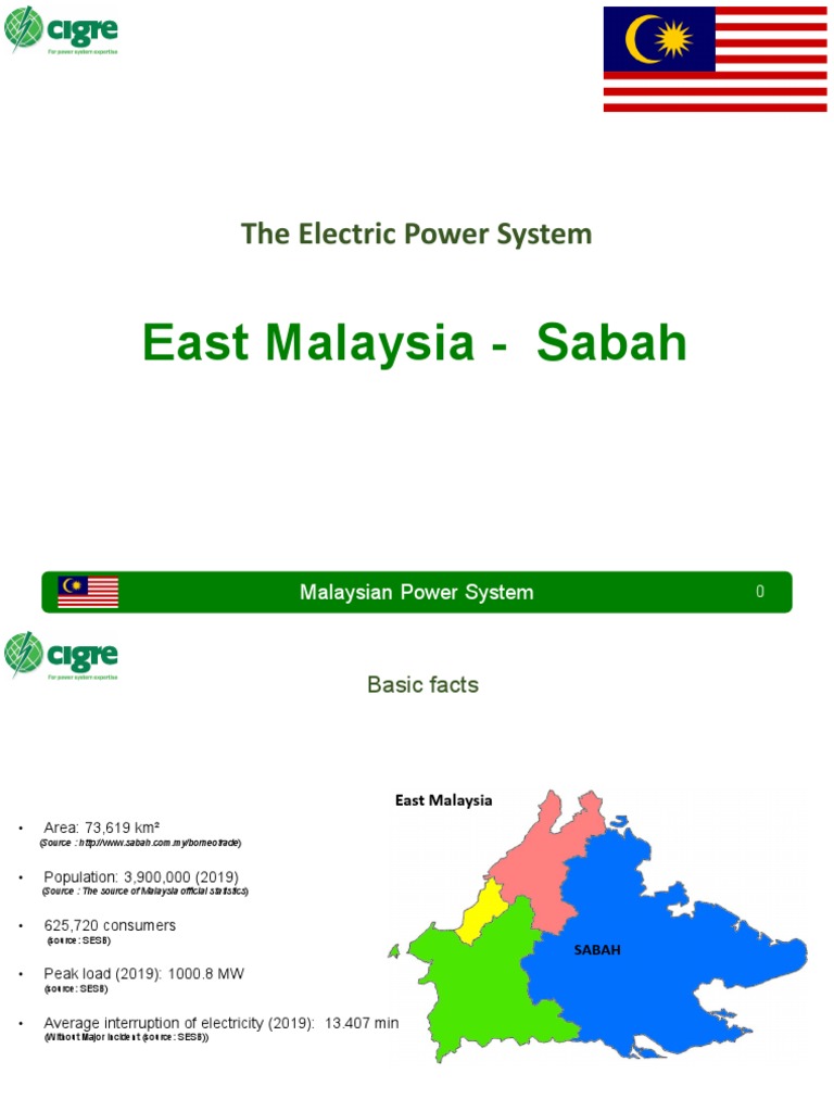 CIGRE Information On National Power Systems EastMalaysia Sabah - V2 ...