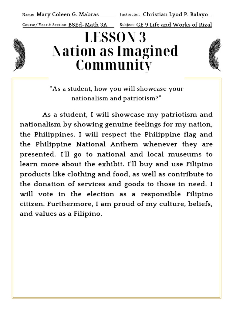 Mabras BSEd-Math 3A Lesson 3 | PDF