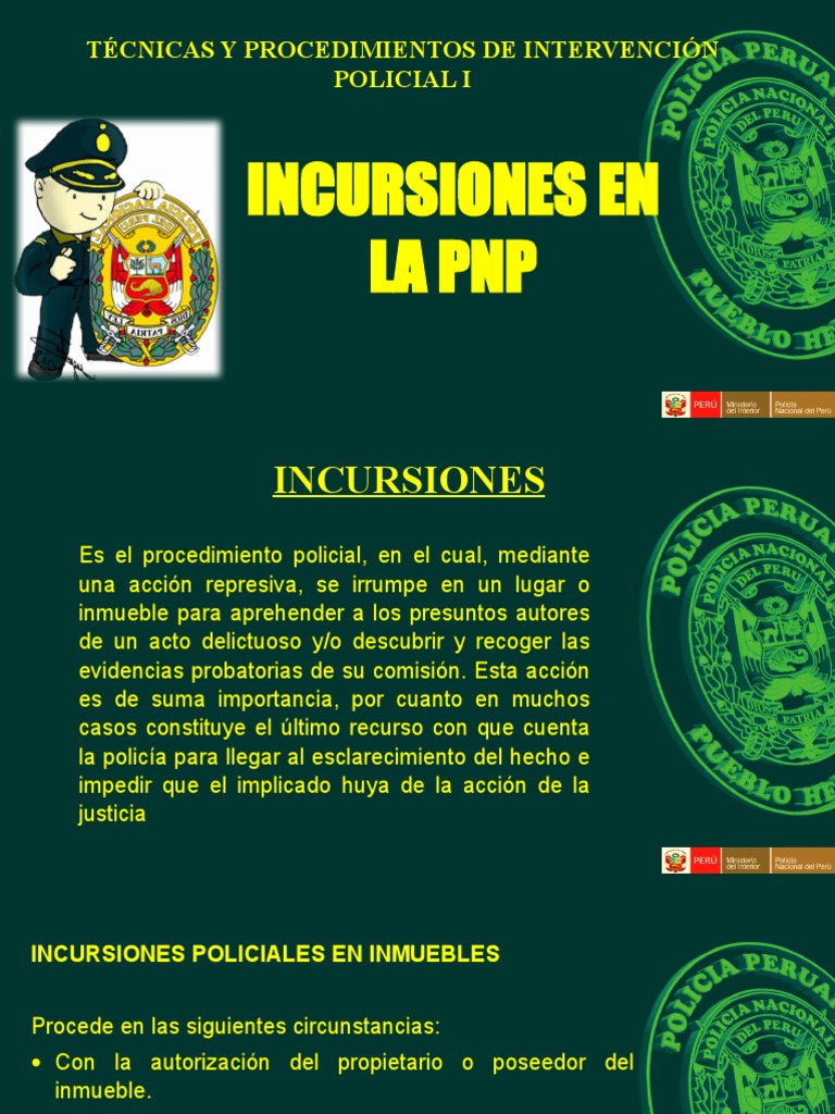 Sesion 9 - Incursiones | PDF | Policía