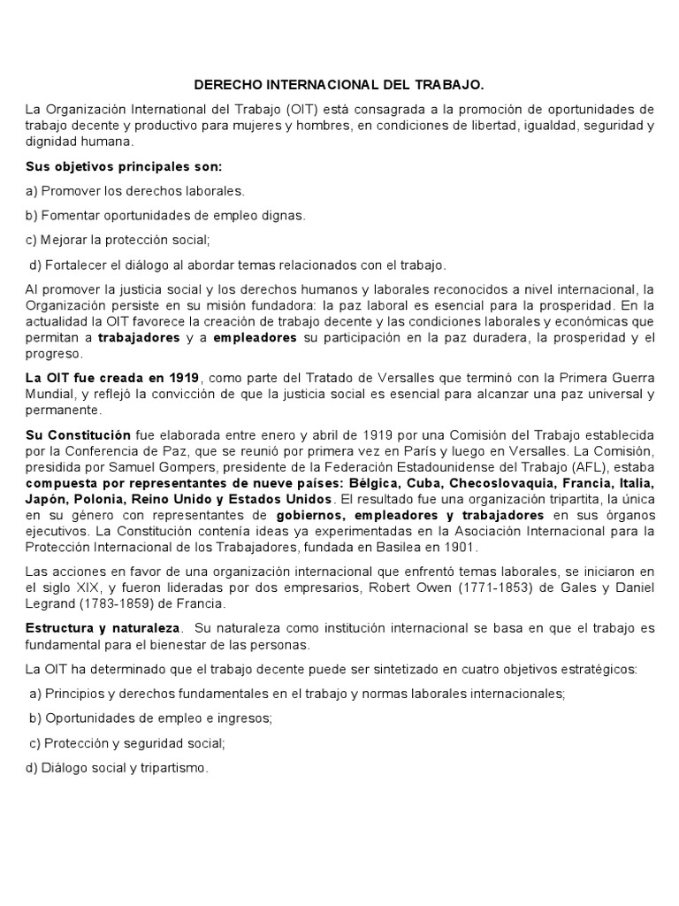 Oti | PDF | Organización Internacional del Trabajo | Gobierno