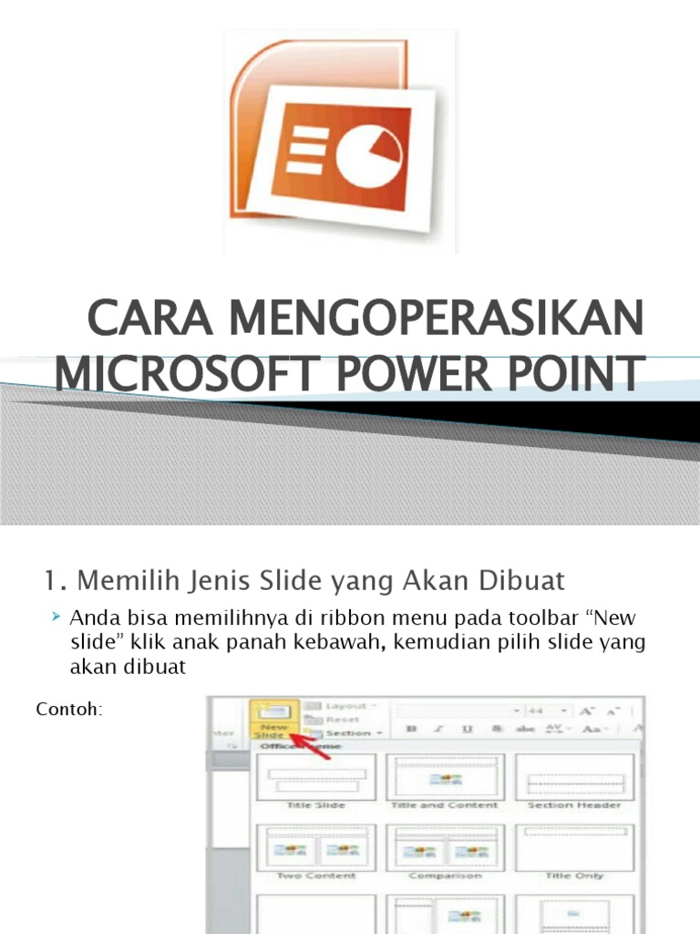 Cara Mengoperasikan Microsoft Power Point | PDF