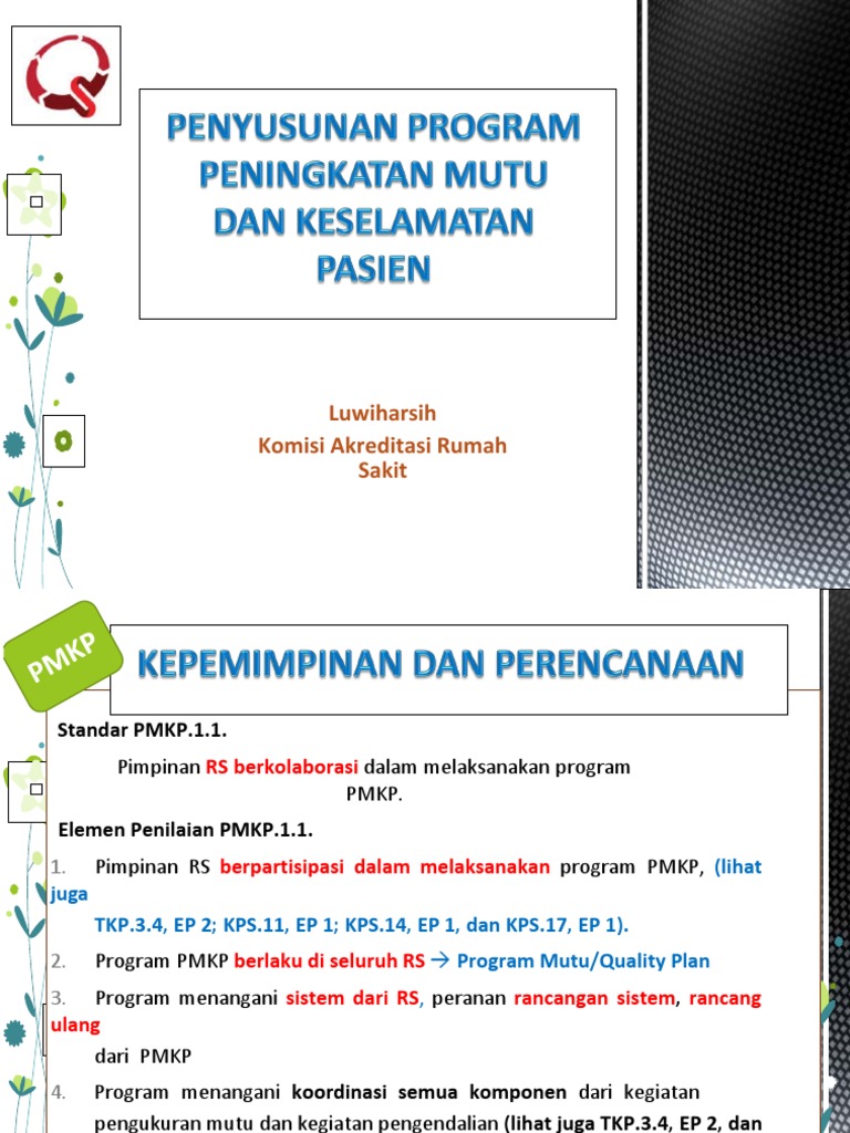 Penyusunan Program PMKP | PDF
