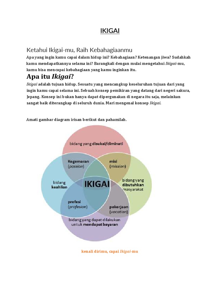 IKIGAI | PDF