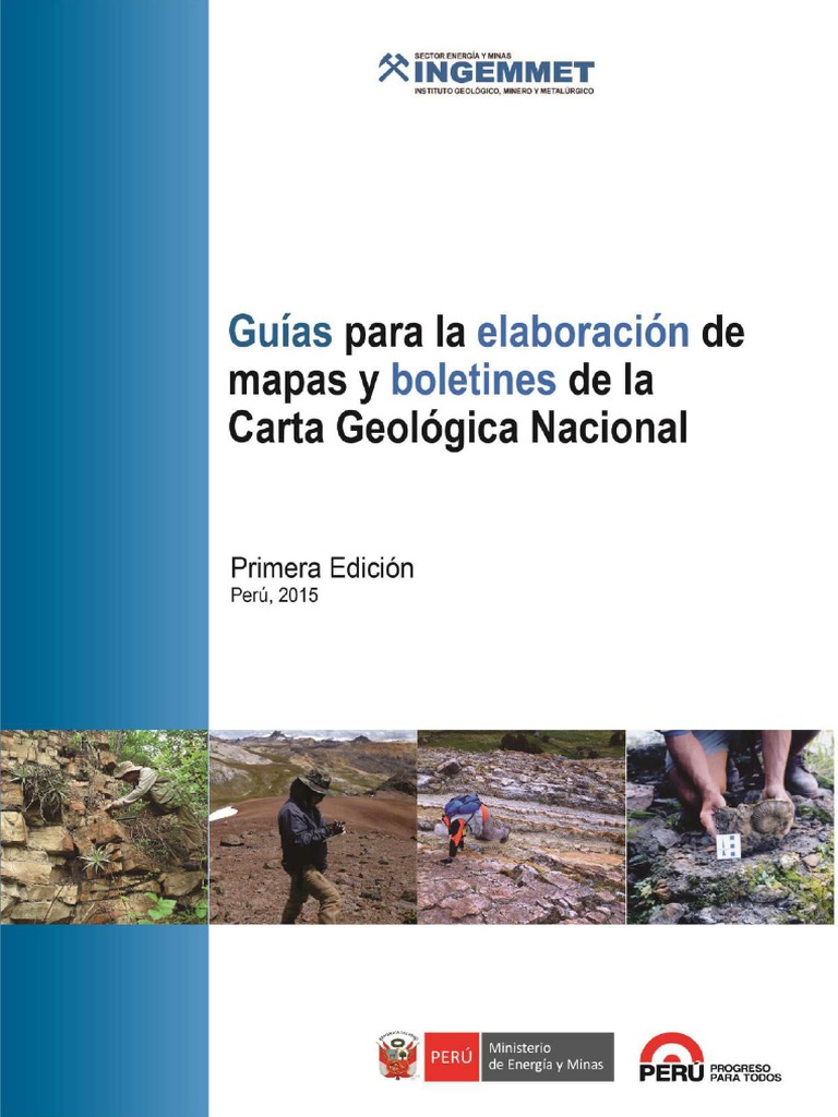 Guía para Mapas Geológicos en Perú | PDF | Roca (geología) | Roca clástica