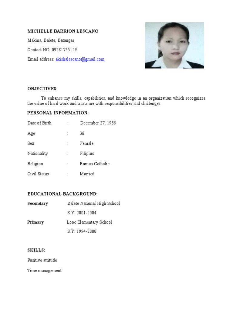 Michelle Resume | PDF