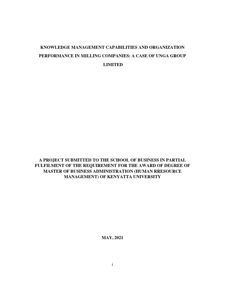 Knowledge Management Capabilities and Organization Performance... | PDF ... Knowledge Management Capabilities and Organization Performance... | PDF ...