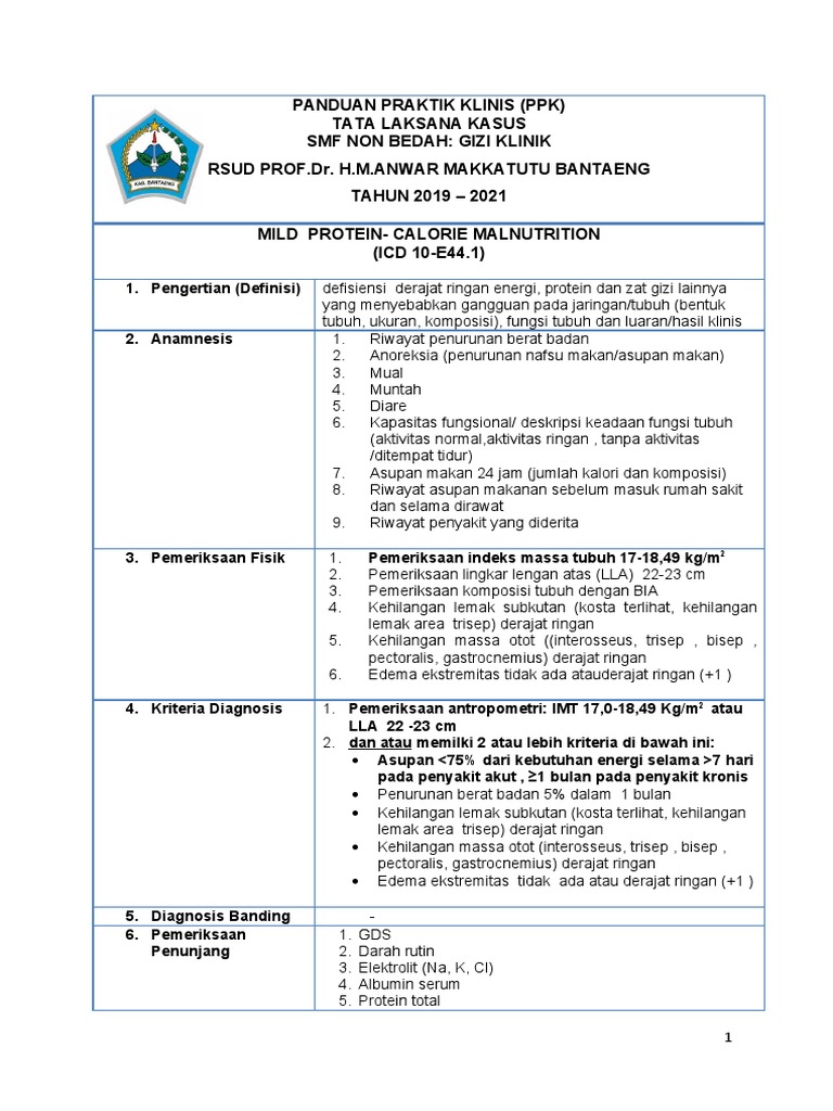 01 PPK Mild PEM, E.44.1 | PDF
