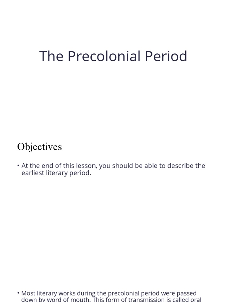 The Precolonial Period | PDF | Legends | Hero