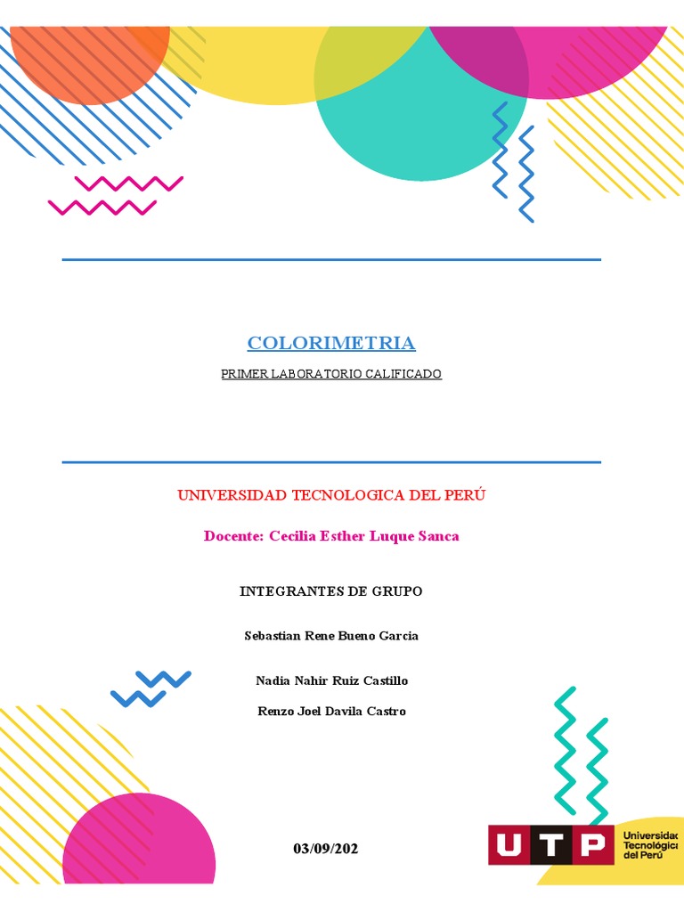 Colorimetria Laboratorio | Descargar gratis PDF | Espectro ...