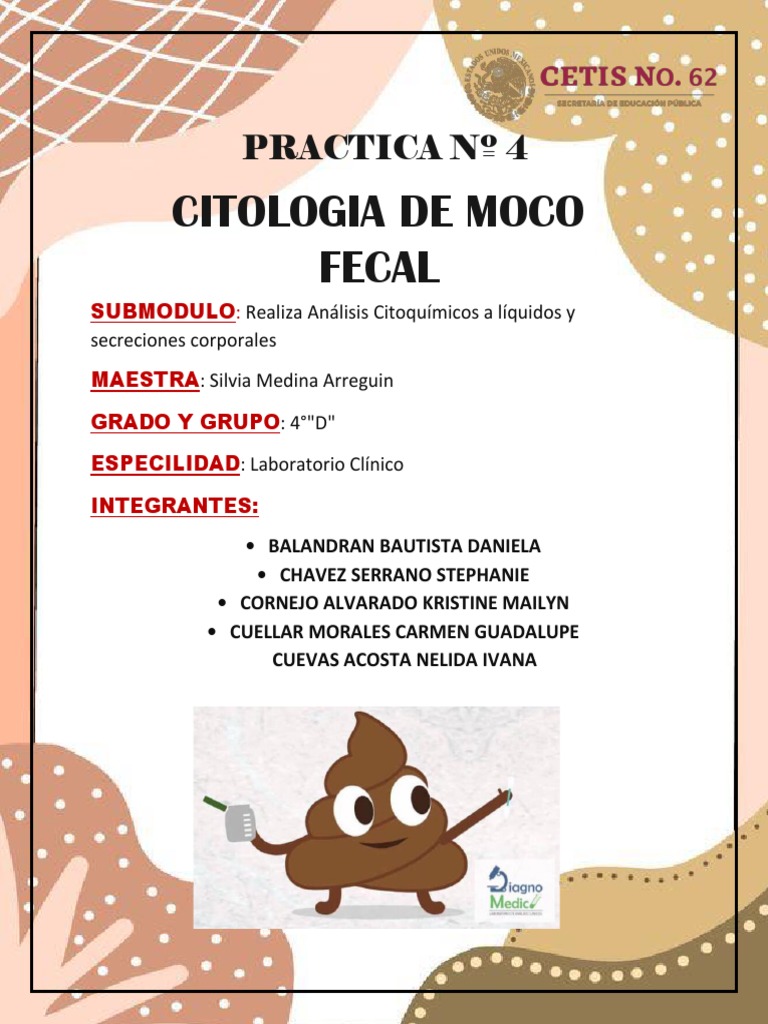 Practica #4 Moco Fecal | PDF | Leucocito | Heces