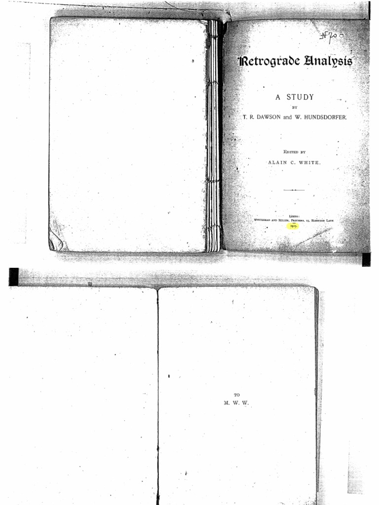 Dawson - Retrograde Analysis | PDF | Game Theory | Game Rules