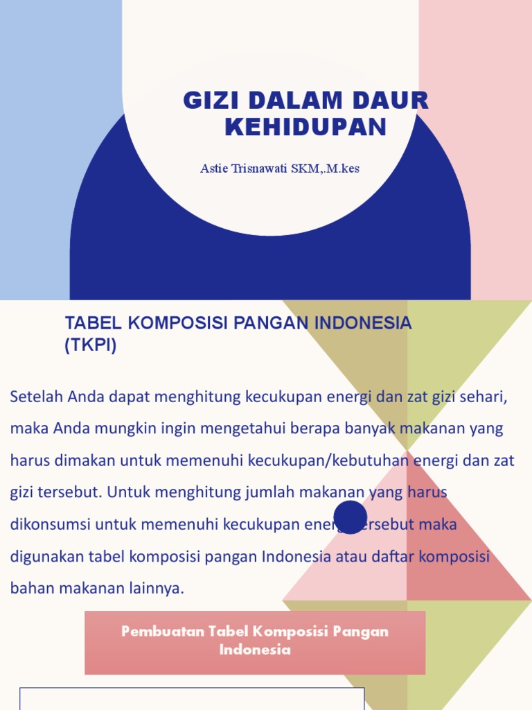 Panduan Tabel Komposisi Pangan Indonesia | PDF