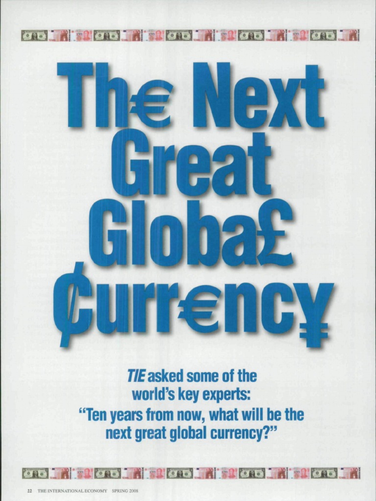 Next Gen Global Currency | PDF | Euro | Exchange Rate
