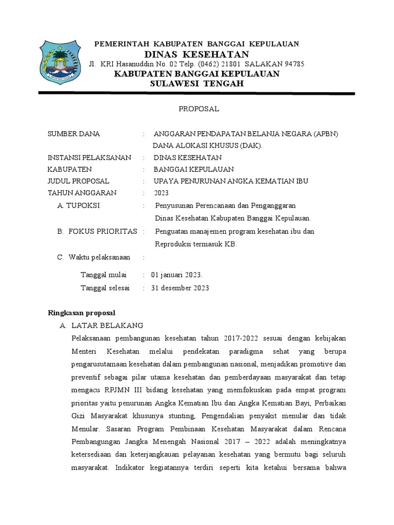 Proposal Dak Vemy | PDF