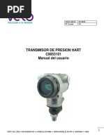 Ficha Tecnica Manometro | PDF | Celsius | Presión