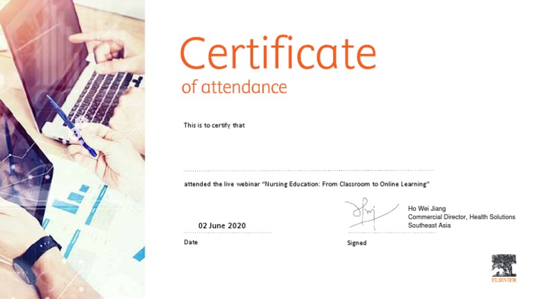 Certificate of Attendance Signed 1 | PDF