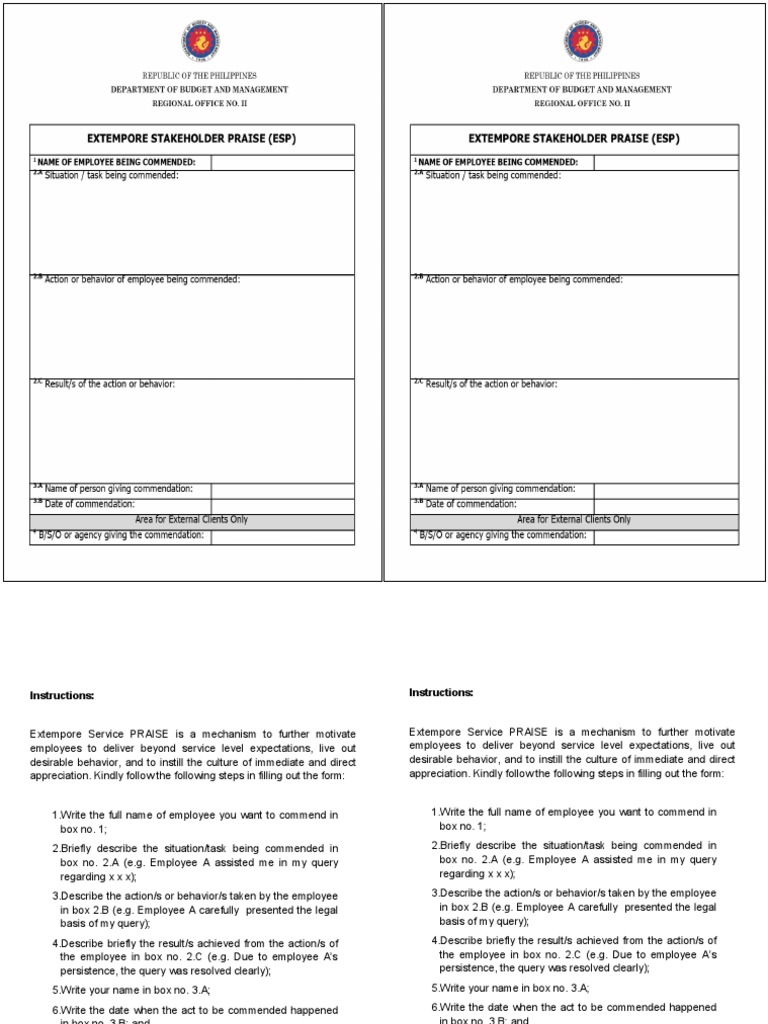 Esp Form For CSC | PDF | Psychology | Psychological Concepts