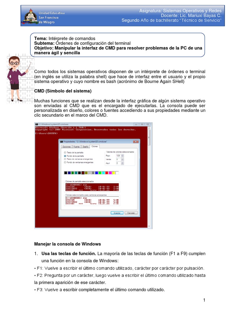 Intérprete de Comandos - Semana 14 | PDF | Interfaz de línea de comando ...