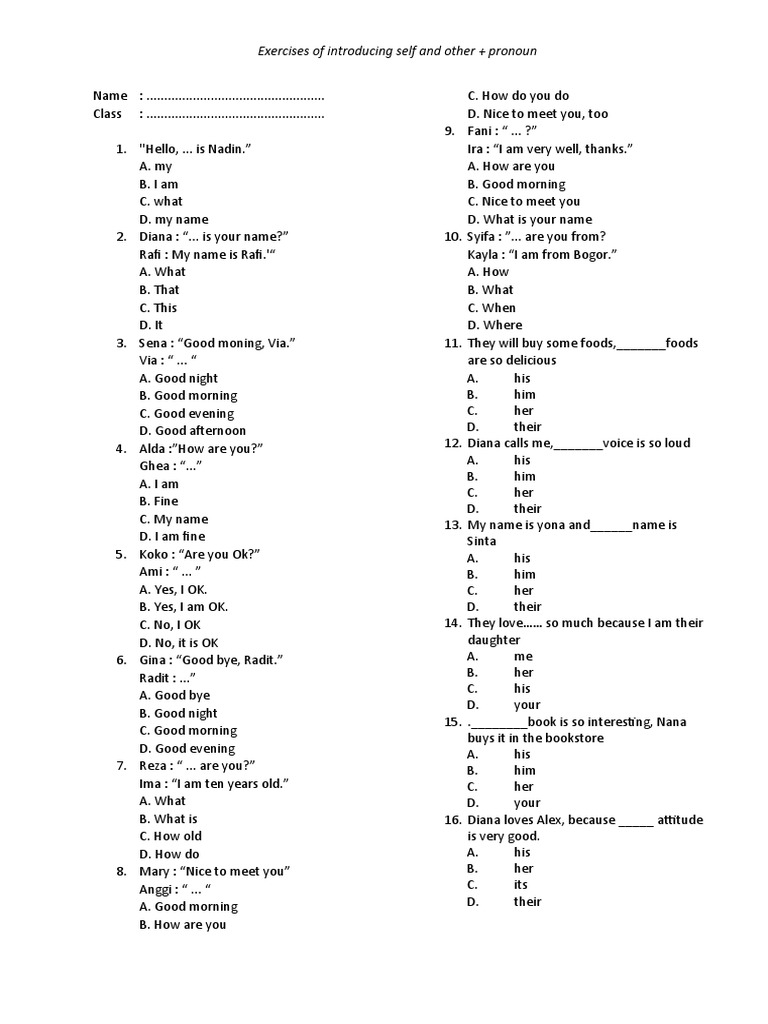 Introducing Self and Others | PDF