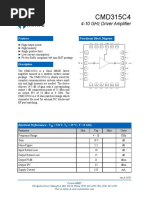 CMD328K3 Data Sheet | PDF | Amplifier | Decibel