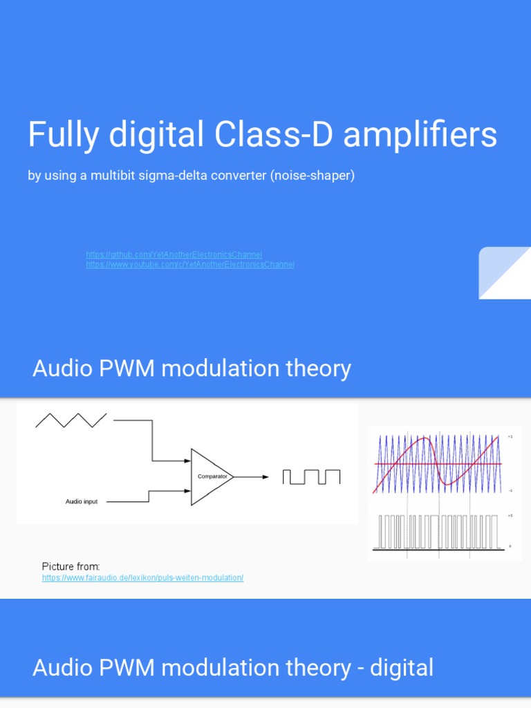 Documentation FPGA ClassD | PDF | Sampling (Signal Processing) | Information Age