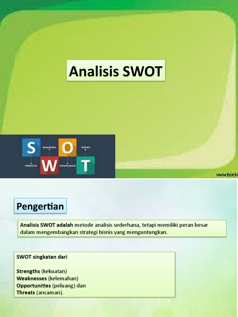 Analisis SWOT Netflix dan Gojek | PDF