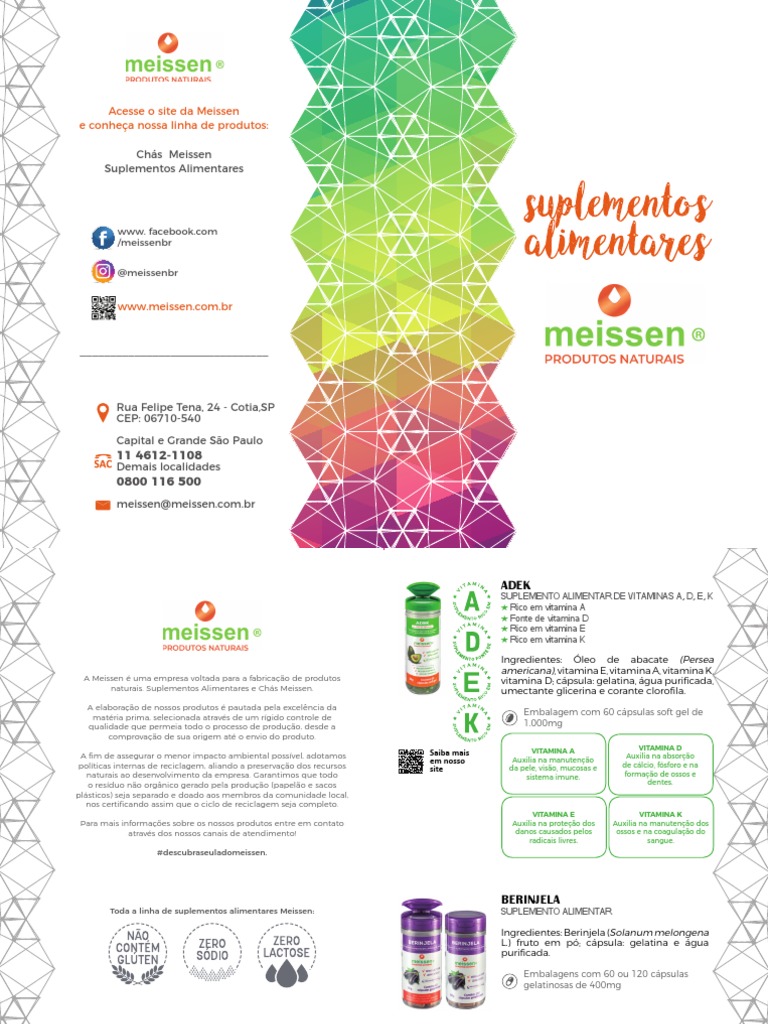Catalogo Suplementos Alimentares Nov2020 | Download grátis PDF | Vitamina | Soja