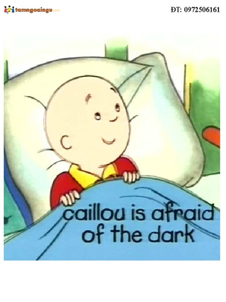 03 Caillou Is Afraid of The Dark | PDF