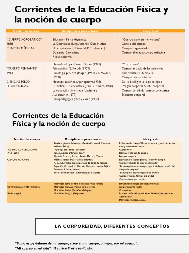 Corporeidad y Motricidad en Educación Física | PDF | Deportes | Aprendizaje