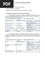 Script For Barangay Fiesta | PDF