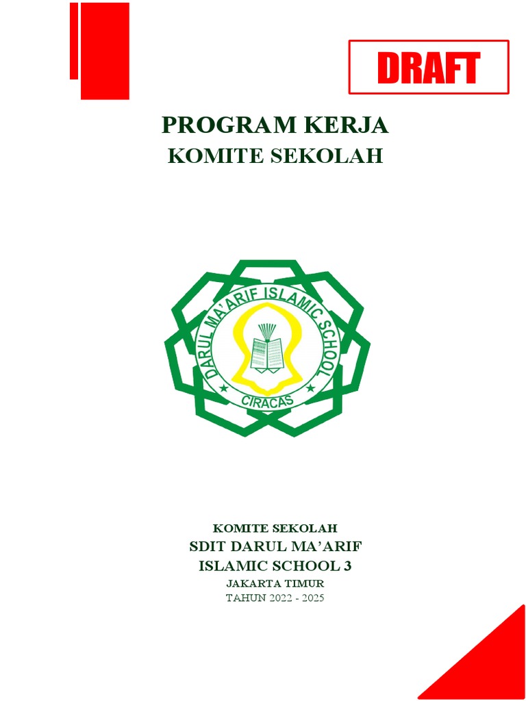 Program Kerja Komite Sekolah SDIT | PDF