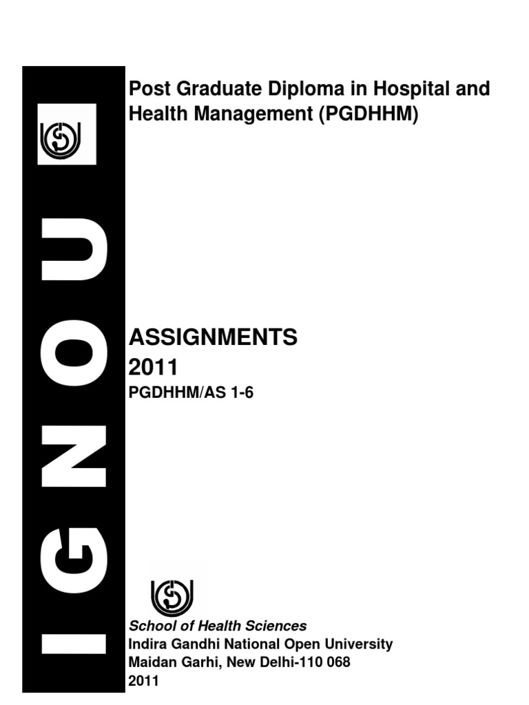 PGDHHM Assignment Guidelines | PDF | Emergency Medical Services | Hospital