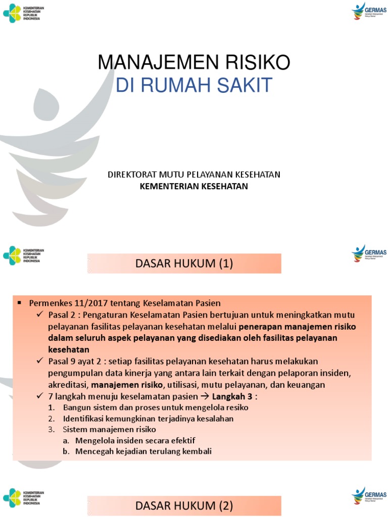 Manajemen Risiko Di RS | PDF