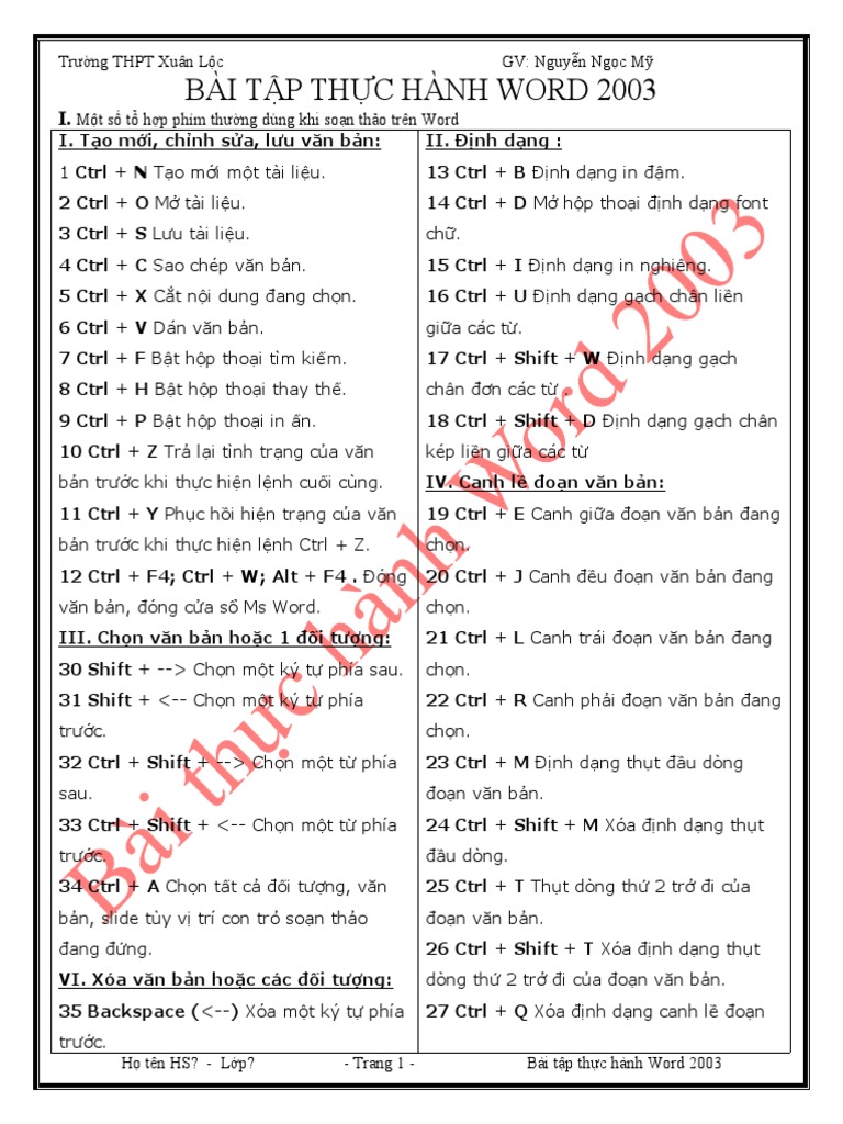 22 Bai Thuc Hanh Phan Word Full | PDF