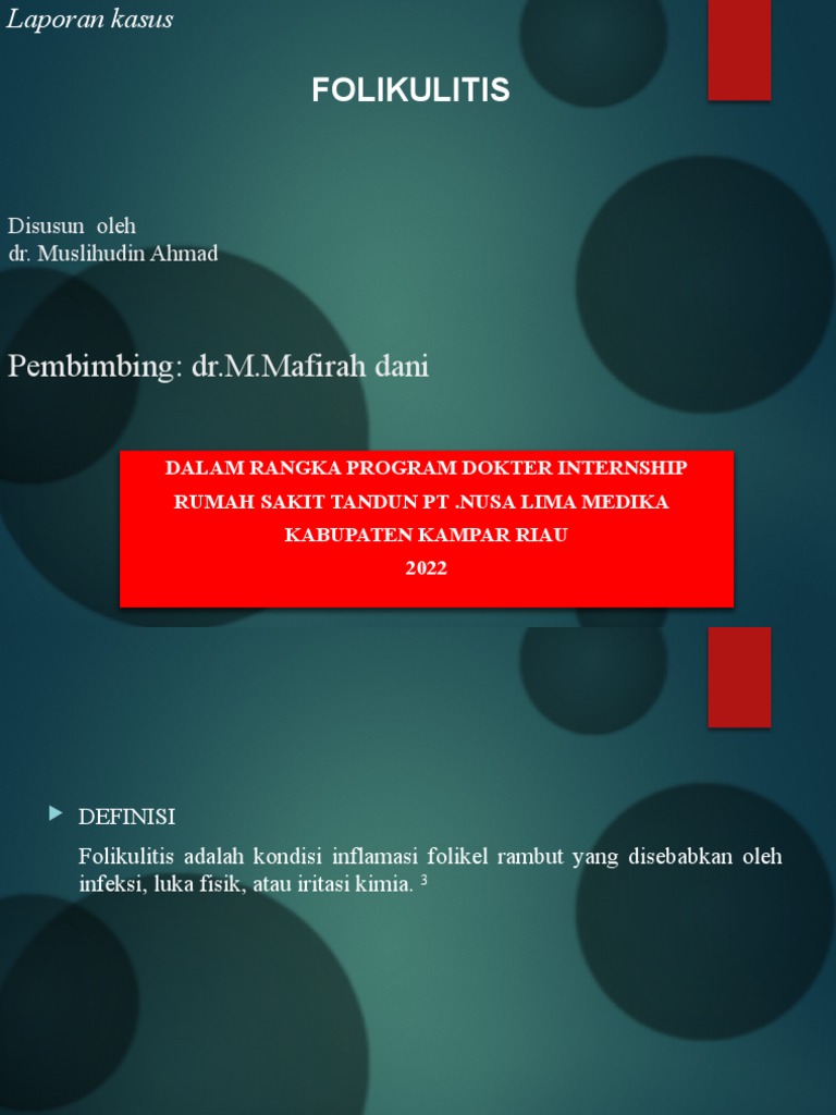 Lapkas Folikulitis | PDF