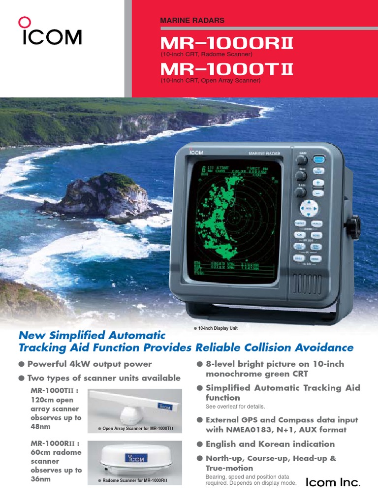 MR-1000 r2 t2 Brochure | PDF | Radar | Image Scanner